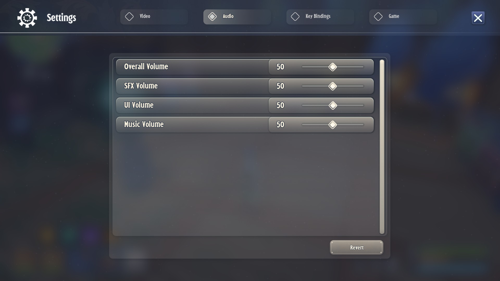 Settings